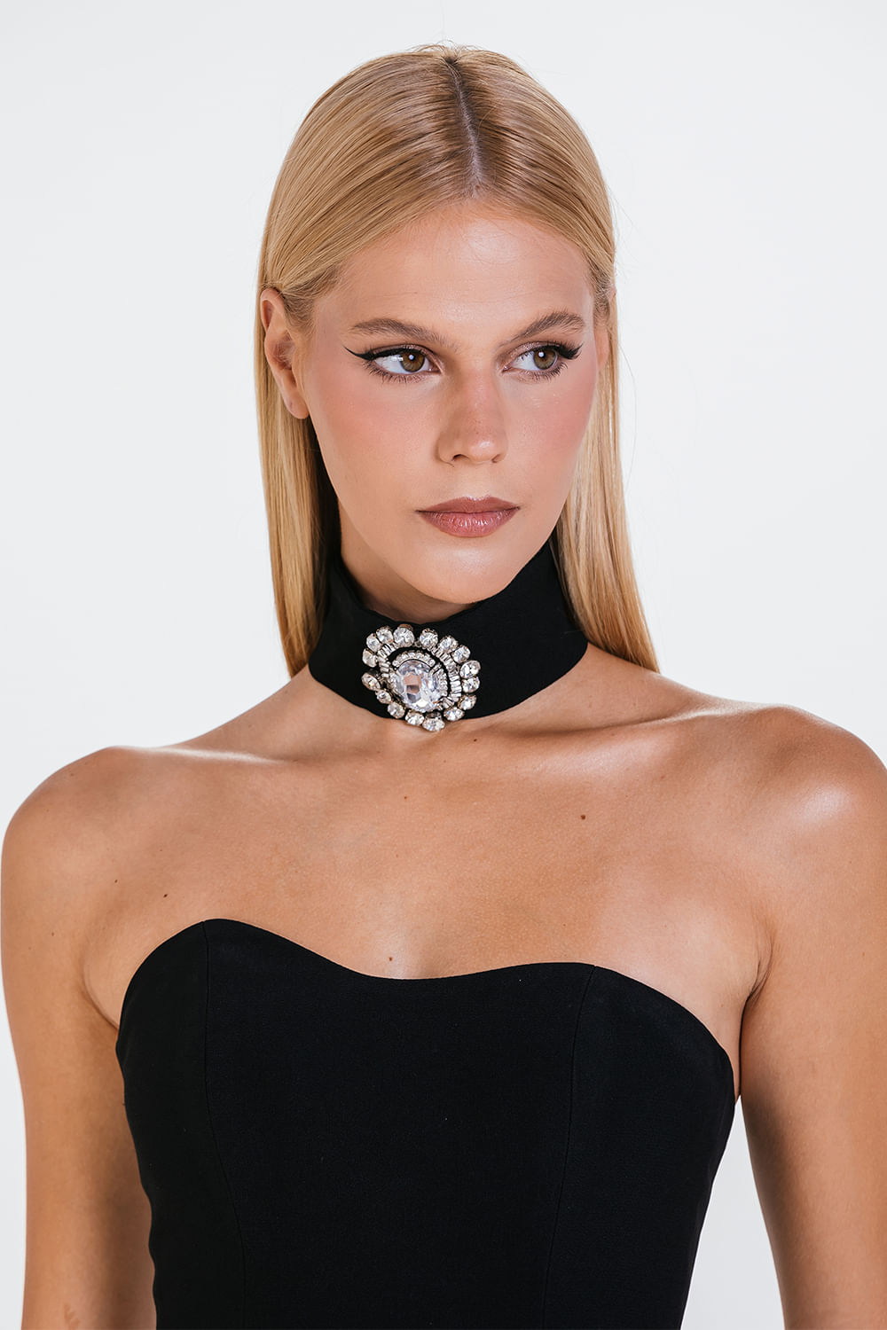 Chocker Cristal - Preto