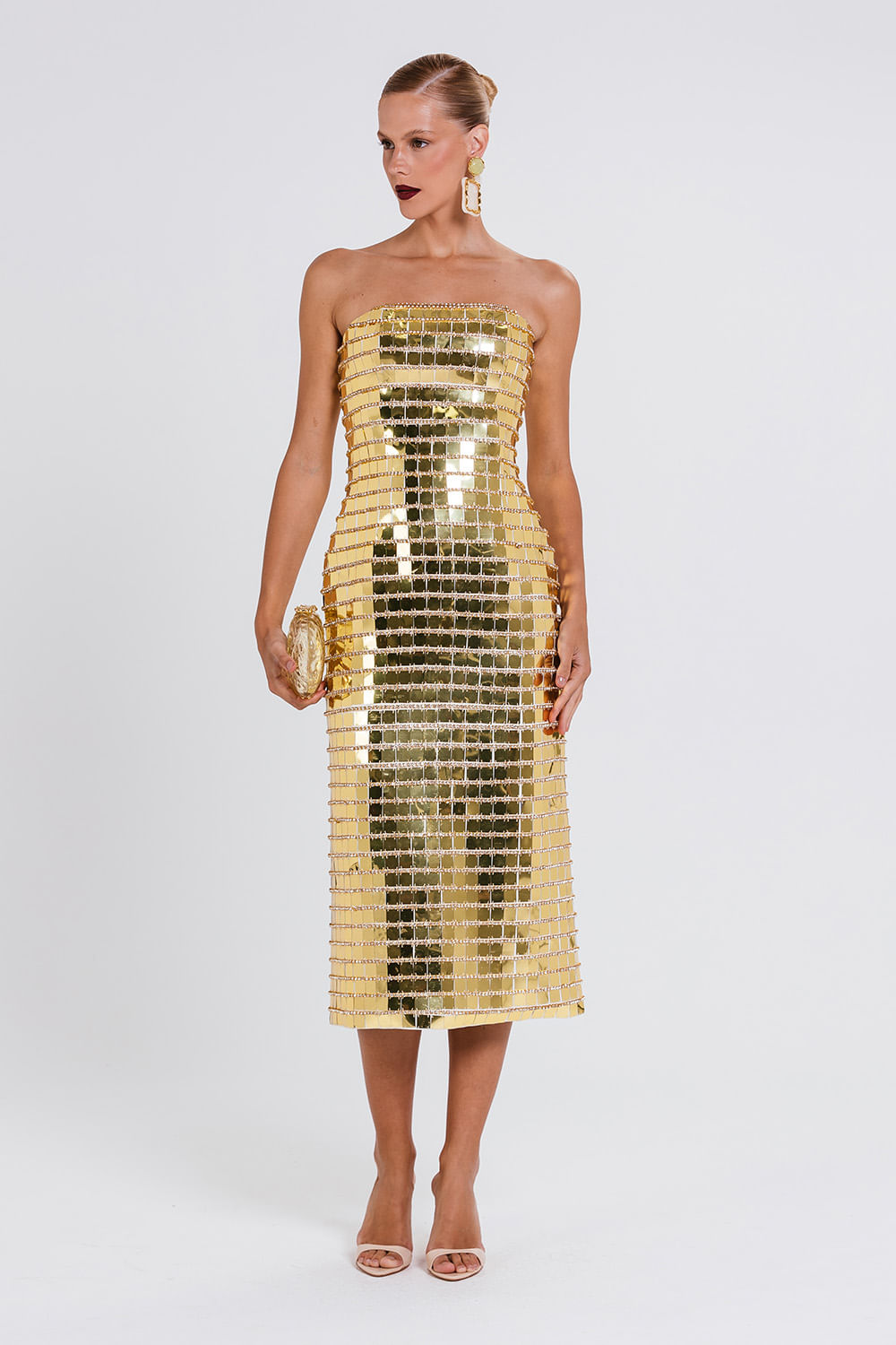 Vestido Nilo - Gold