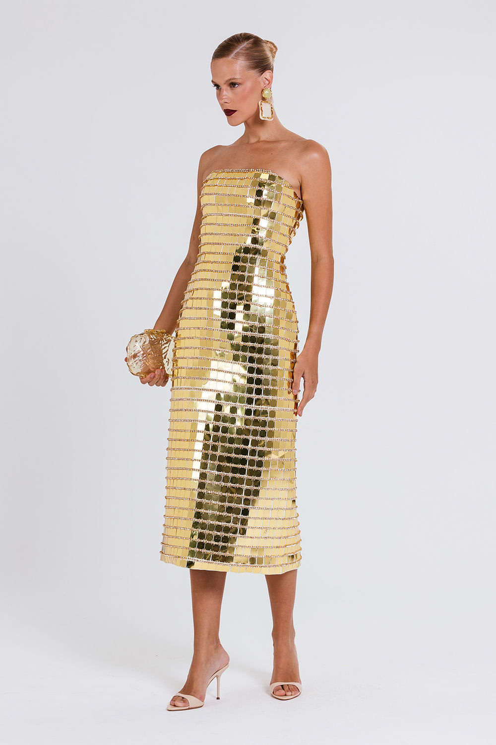 Vestido Nilo - Gold